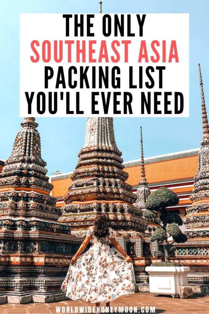 The Perfect Carry On Only Southeast Asia Packing List What To Pack For