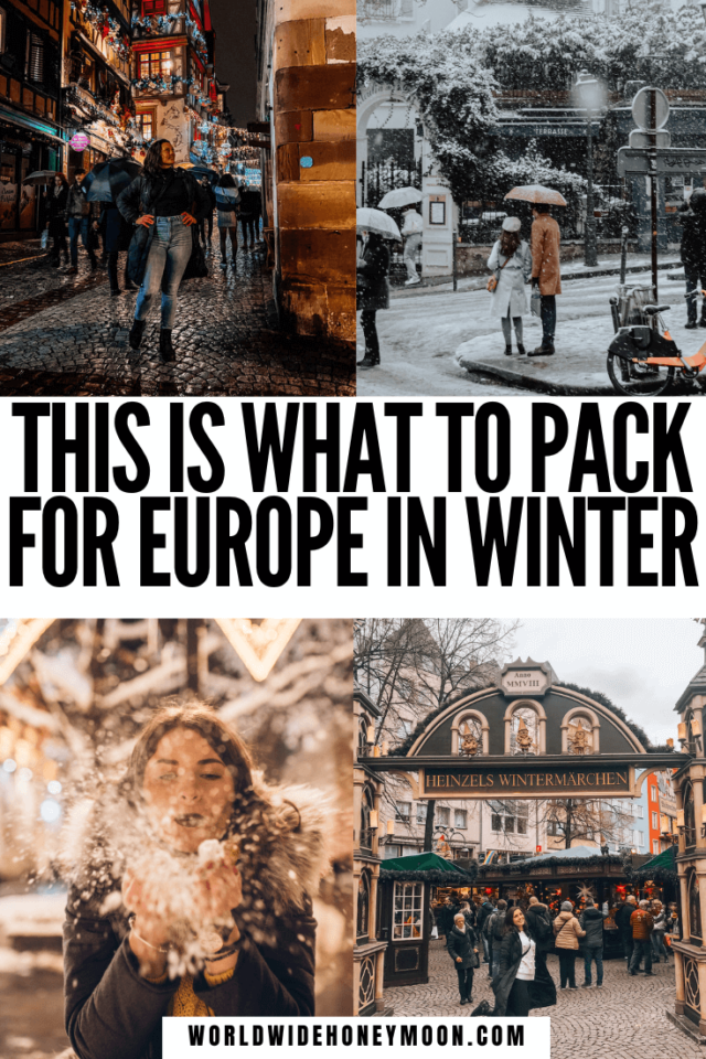 The Ultimate Europe Winter Packing List... in Just a Carry-On! - World ...